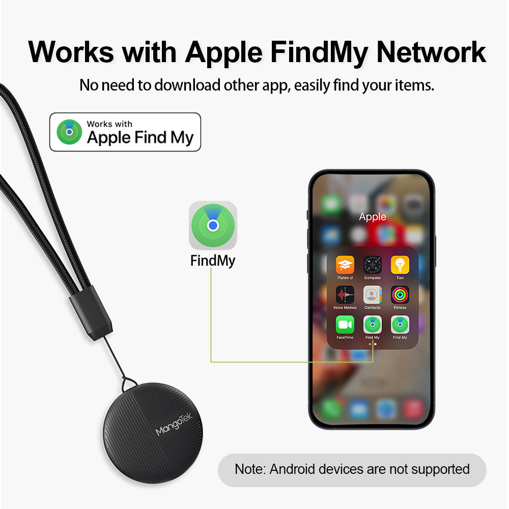 EasyTag Key Finder, Bluetooth Tracker Locator Compatible with Apple Fi ...